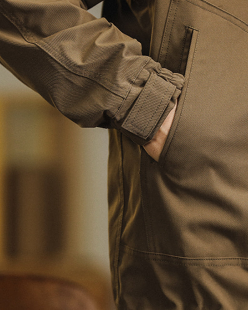 American Retro Windproof Jacket P0830 – PEAK BLUE (ピークブルー)