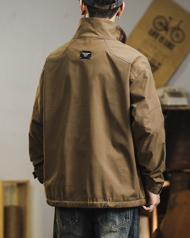 American Retro Windproof Jacket P0830 – PEAK BLUE (ピークブルー)